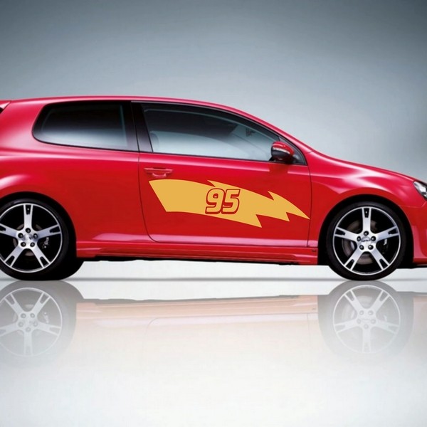 Stickers 95 Eclair 2 Cars - Art & Stick