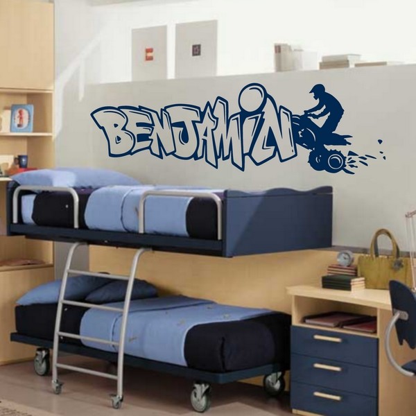 Stickers Benjamin Graffiti Quad - Art & Stick