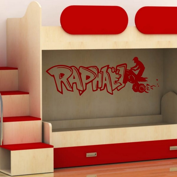 Stickers Raphaël Graffiti Quad - Art & Stick