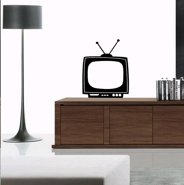 Stickers Télévision Vintage - Art & Stick