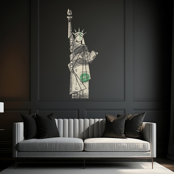 Stickers Liberty Dollar - Art & Stick