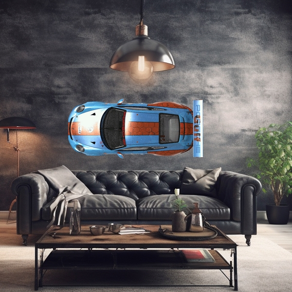 Stickers Porsche Gulf Top - Art & Stick
